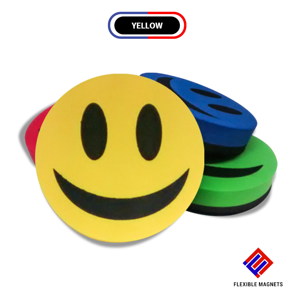 Smiley Face Dry Erase Whiteboard/Chalkboard Eraser With Magnetic ...