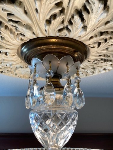 VINTAGE 1930s ART DECO VICTORIAN CEILING LIGHT FIXTURE CHANDELIER #1 | eBay