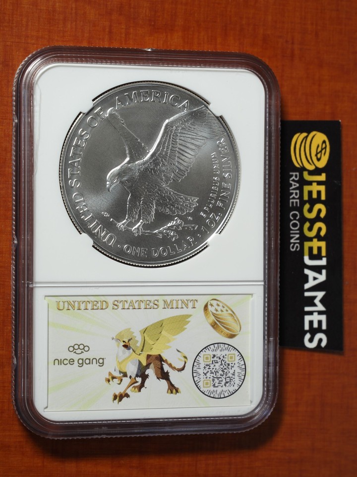 2025 (P) SILVER EAGLE NGC MS70 FIRST EAGLE PRIVY RELEASE FIRST OF 50,000 ISSUED | eBay