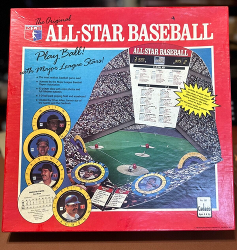 GAME SET: Cadaco All-Star Baseball Game - 1989 G COND Original | eBay