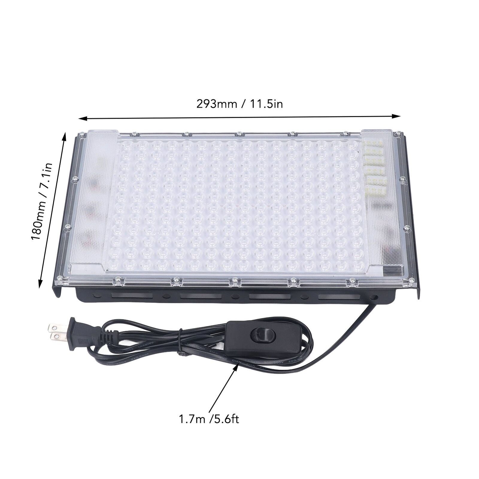 Tanning Lamp 192 LEDs 460nm Full Blue Lamp Portable Tanning Light For ...