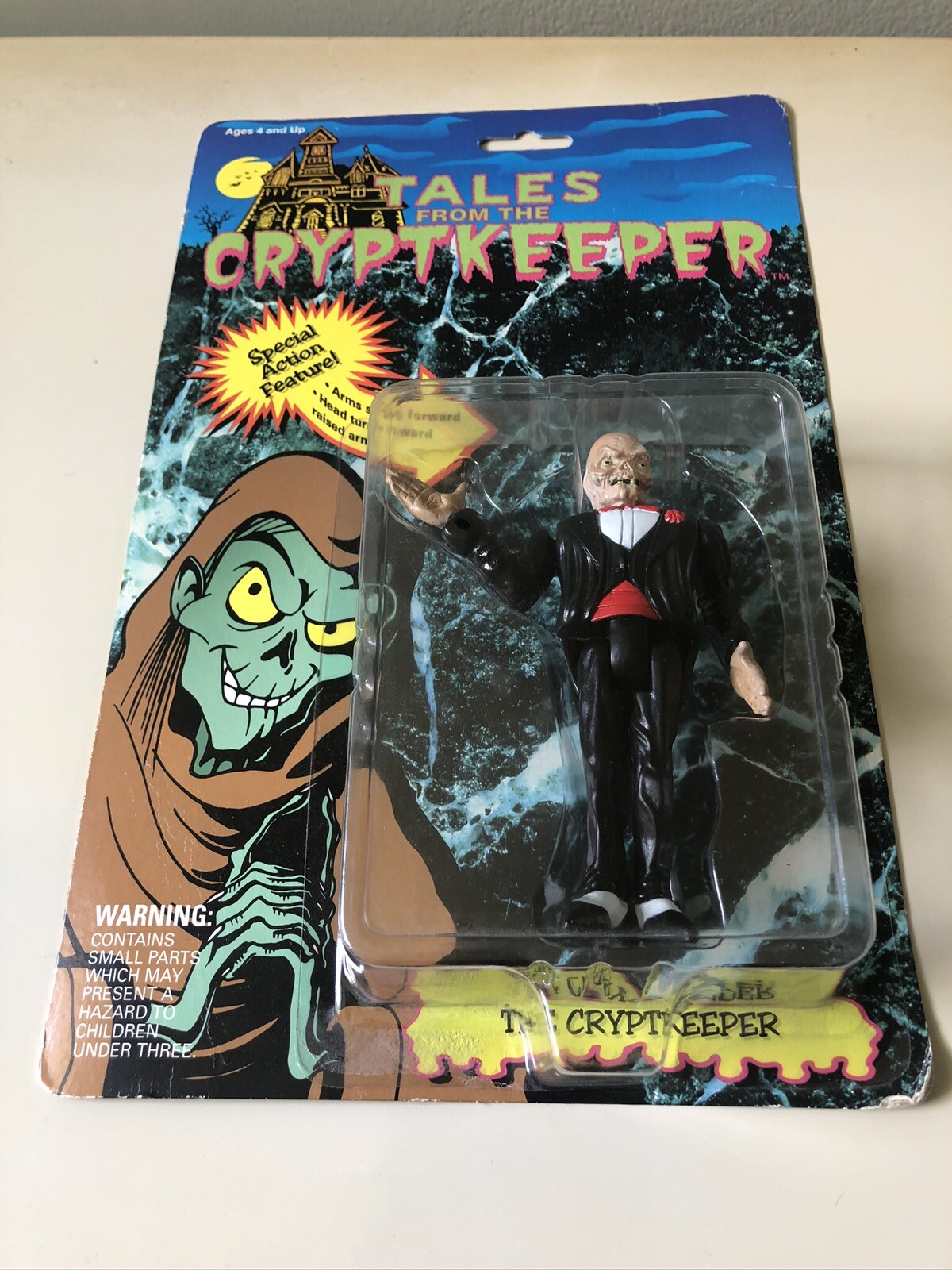 Vintage 1990 Tales from the Crypt Cryptkeeper Tux Action Figure New ...