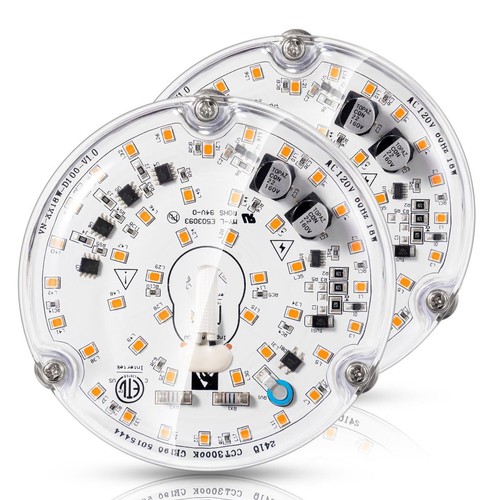 2-Pack 3.93" 18W,120V,1800LM,3000K,CRI92,LED Light Engine,LED PCB ...