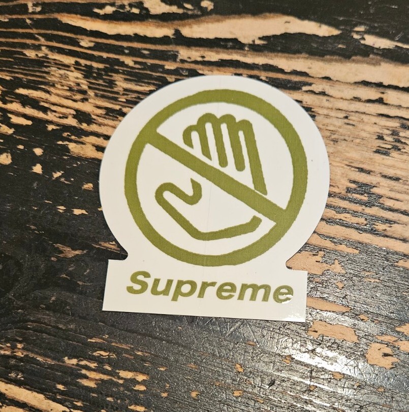 Supreme Warning Sticker FW22 + FREE SURPRISE | eBay