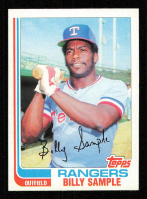 Billy Sample 1982 Topps #112 Texas Rangers | eBay