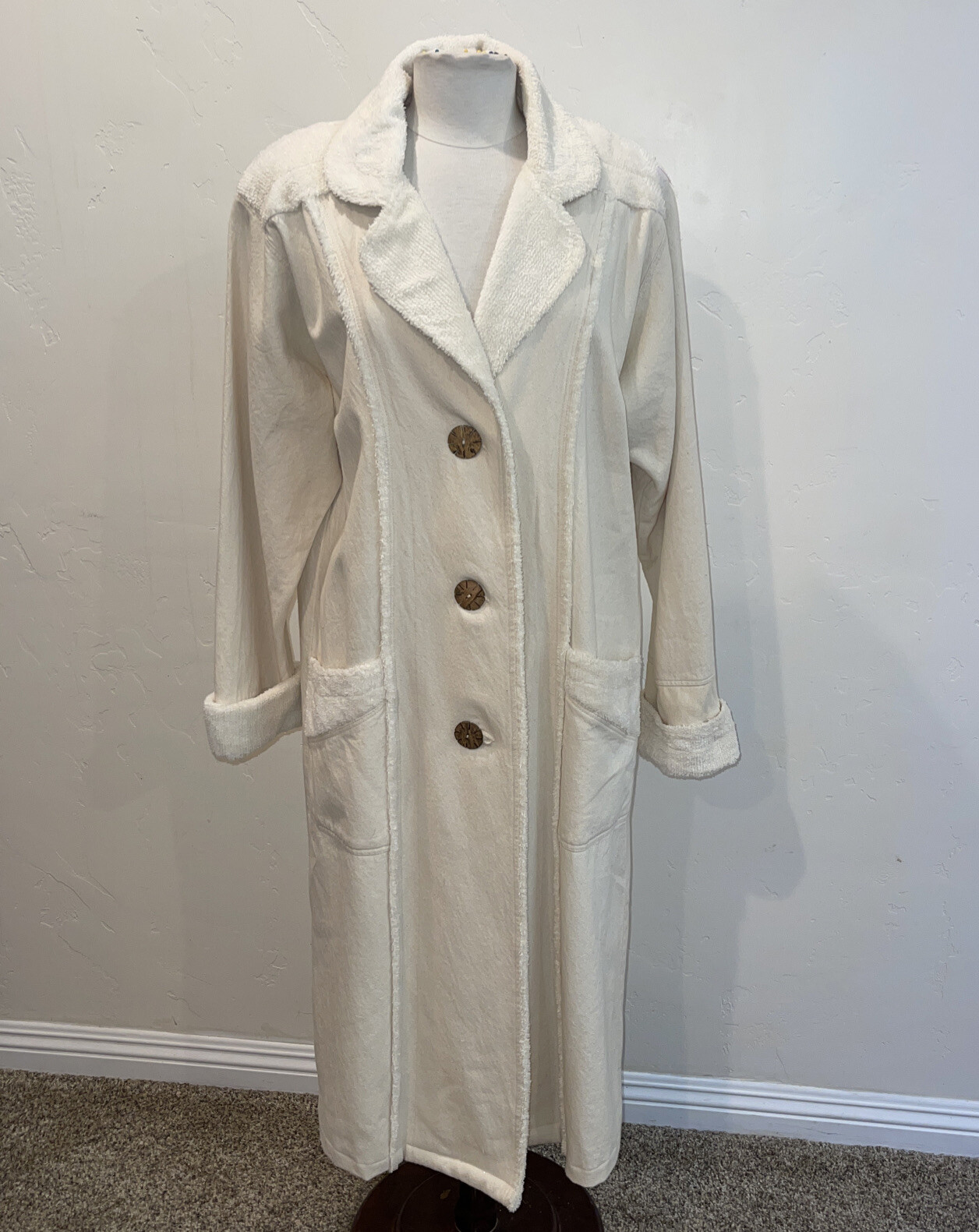 Fitz Clothing Company Cotton trench coat NWT size medium | eBay
