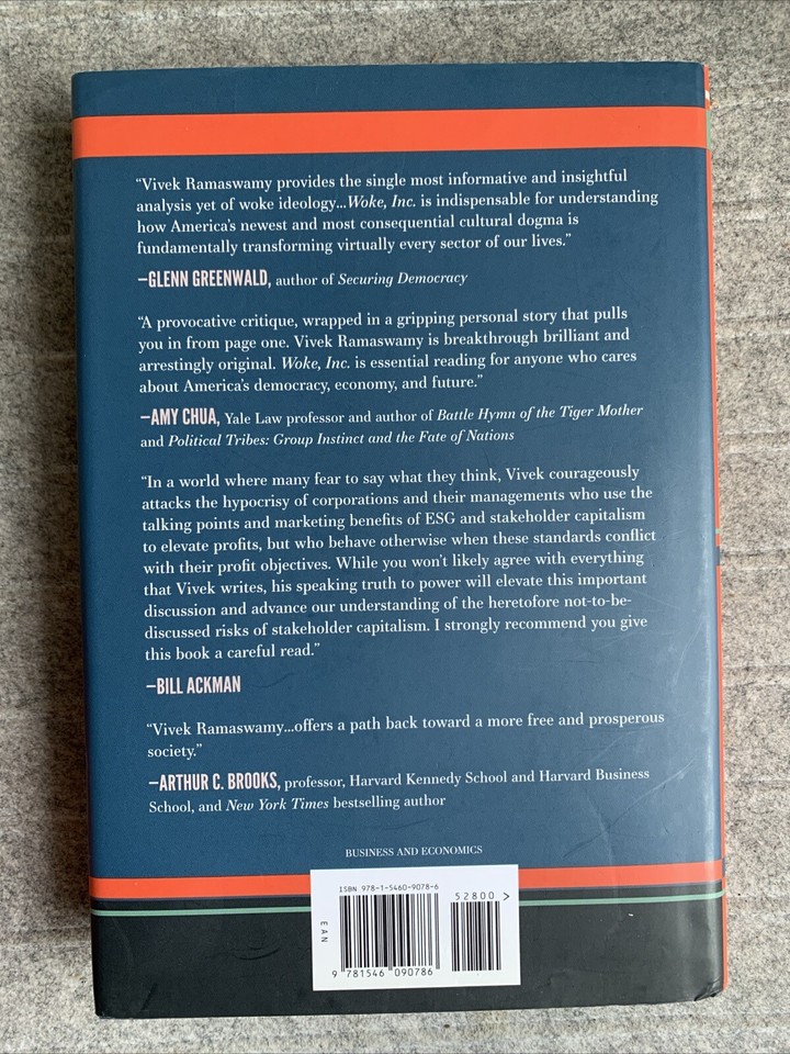 Woke, Inc : Inside Corporate America's Social Justice Scam by Vivek ...