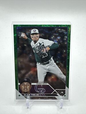 Alan Trejo 2023 Topps Update #US104 Green Foil /499 Colorado Rockies | eBay
