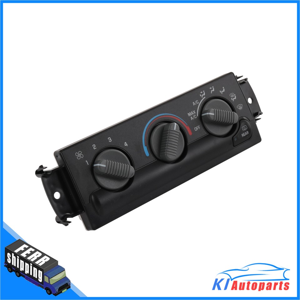 Rear Heater A/C Climate Control Switch Defrost For 99-01 Chevy Blazer ...