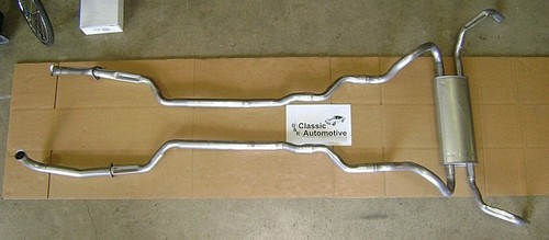 MADE IN USA Camaro Dual Exhaust System 67 68 Transverse Muffler Big ...