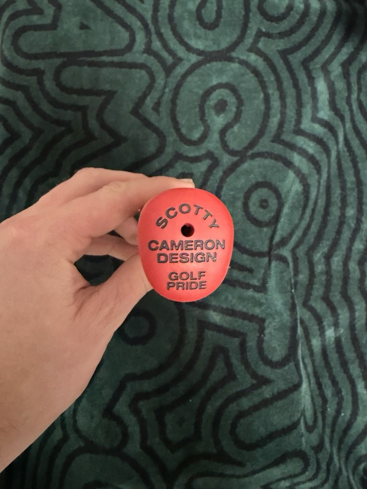 Scotty Cameron Pistolini Putter Grip (red/black) ***DANCING LETTERS ...