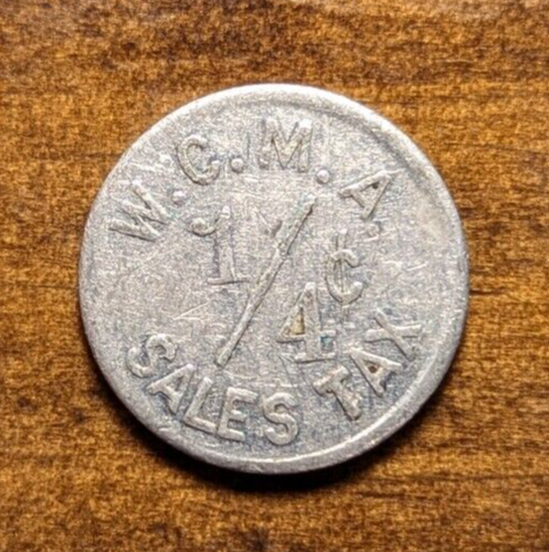 Morrison, Illinois IL W. C. M. A. Merchants Sales Tax ¼¢ Scarce Coin ...