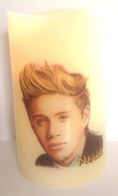 ONE DIRECTION 1D ELECTRONIC FLICKERING CANDLE Niall Horan FLAMELESS | eBay