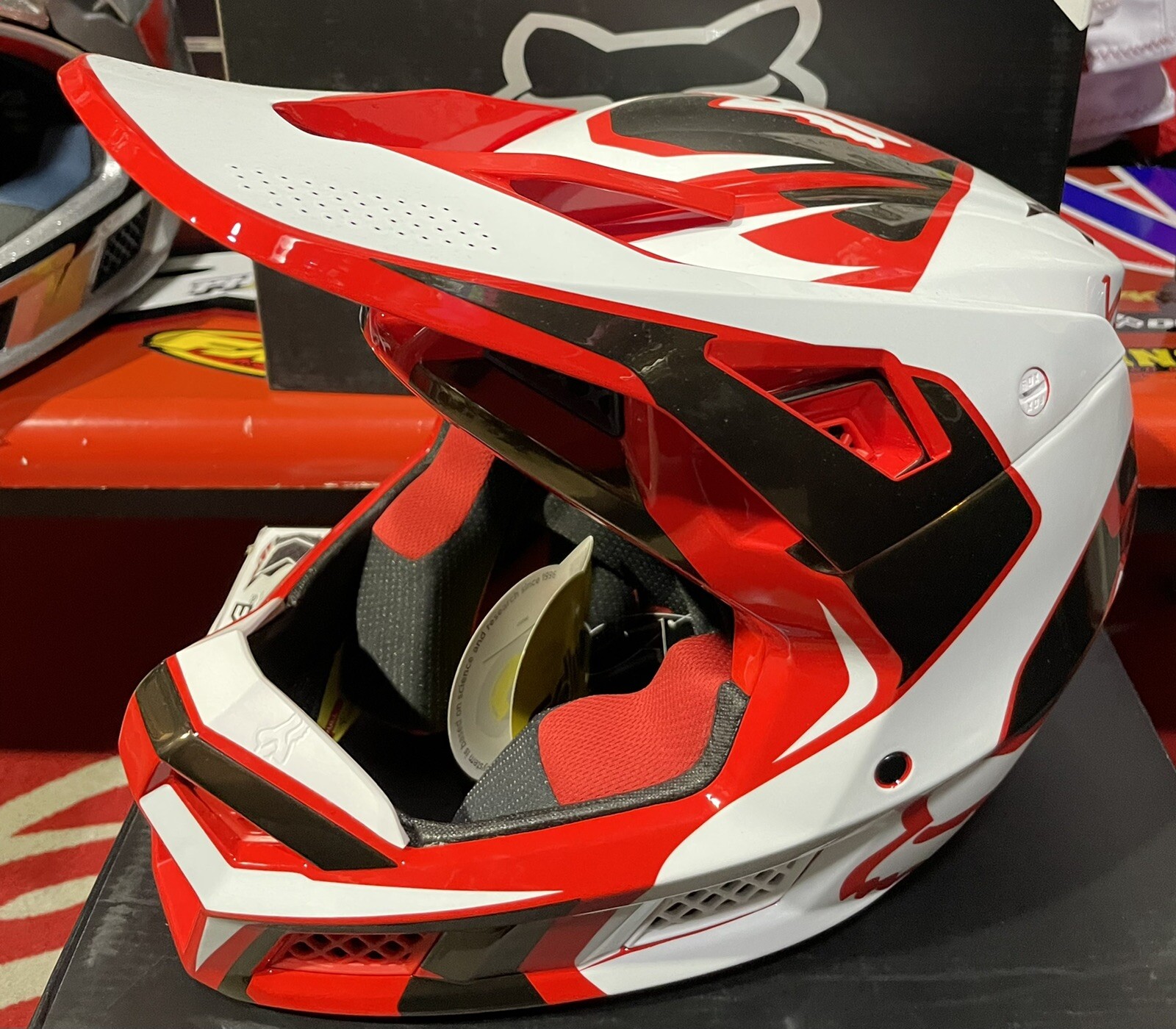 Fox Racing V3 Mirer Flo Red #28028-110 | eBay