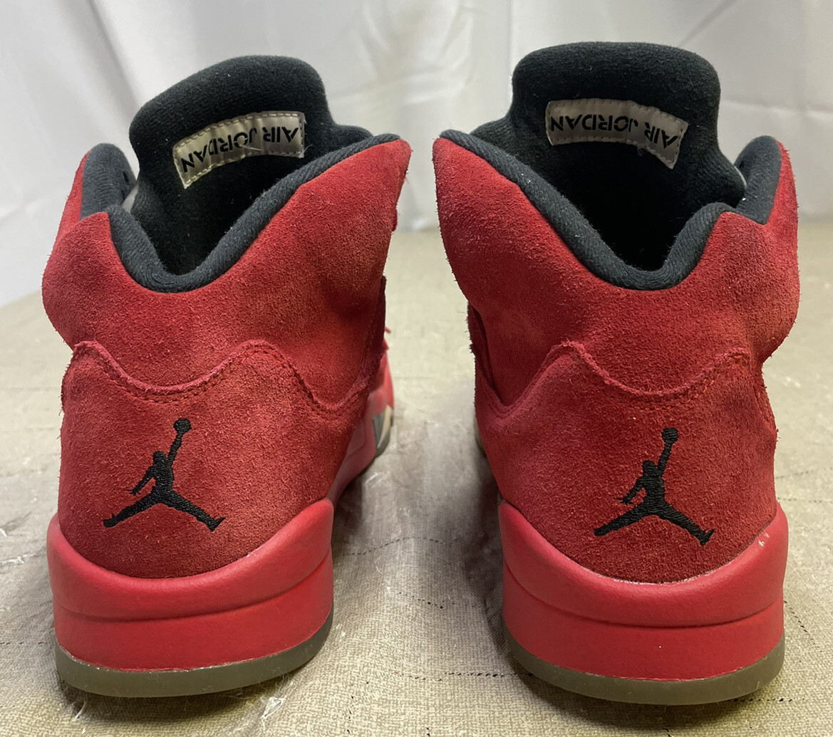 Jordan Retro 5 Red Suede