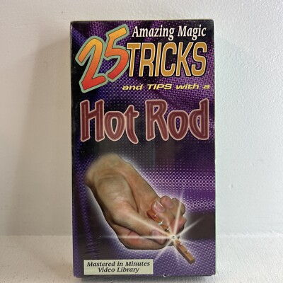 25 Tricks VHS Video Tape Amazing Magic HOT ROD NEW SEALED | eBay