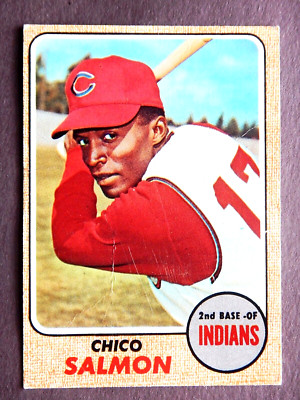 Chico Salmon #318 Topps 1968 Baseball Card (Cleveland Indians) A | eBay