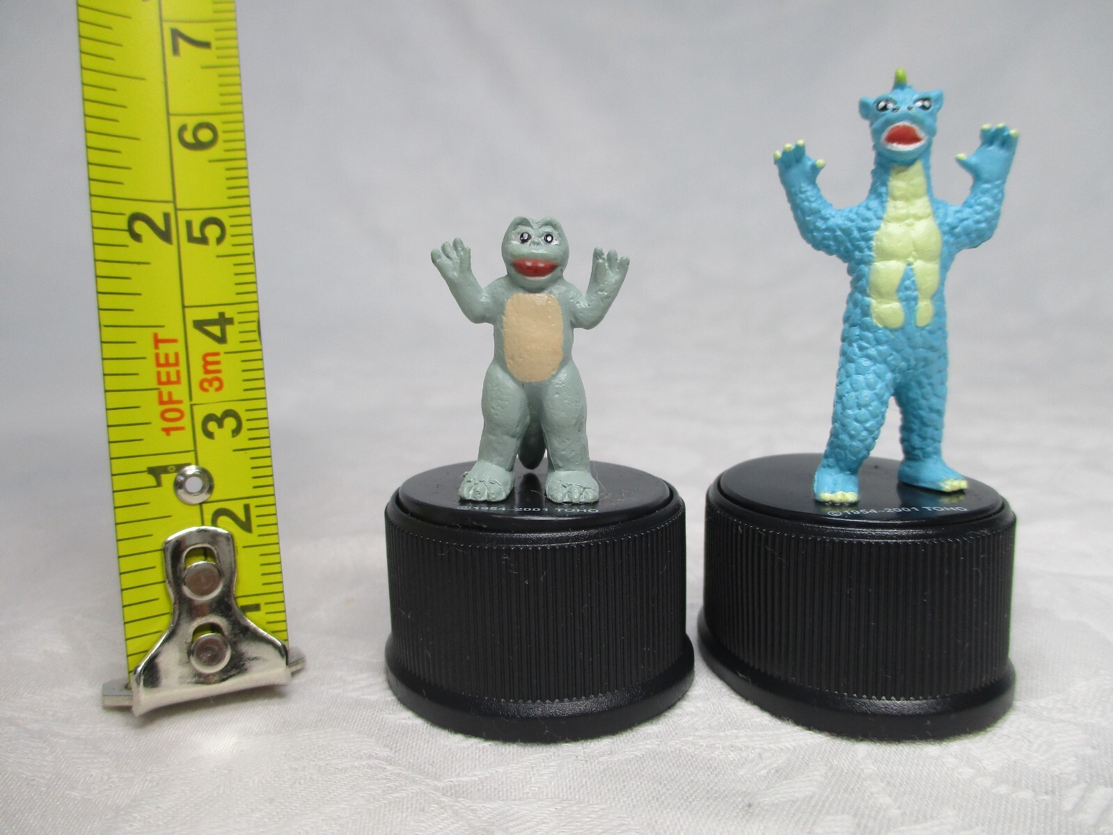 Godzilla MINYA & GABARA Bottle Cap mini Figures Collectable Toho ...