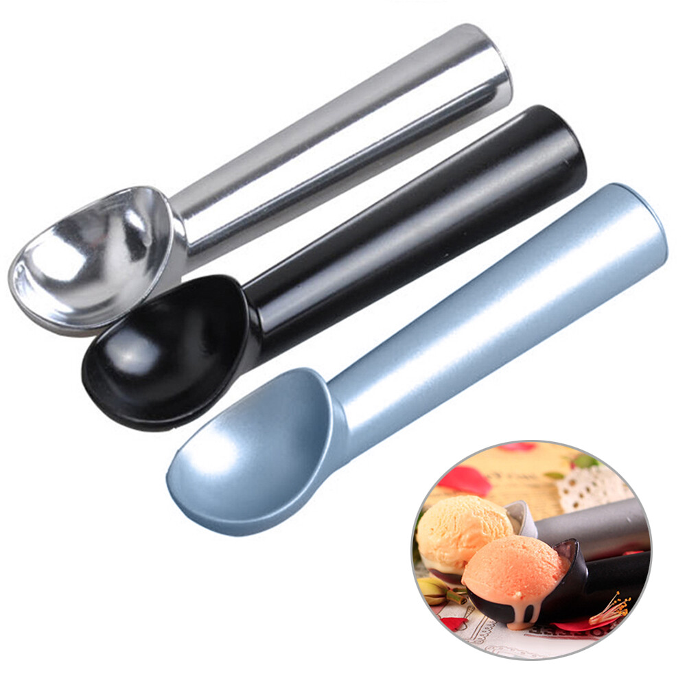 Aluminum Alloy Non-stick Anti-freeze Ice Cream Scoop Spoon Home Kitchen ...