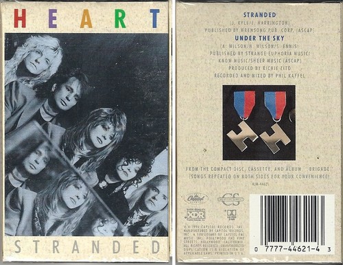 Heart - Stranded / Under The Sky (Cassette SINGLE 1990 Capitol) | eBay