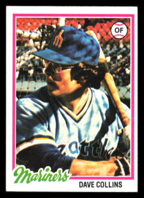 1978 Topps Dave Collins #254 Seattle Mariners Mid Grade Card | eBay