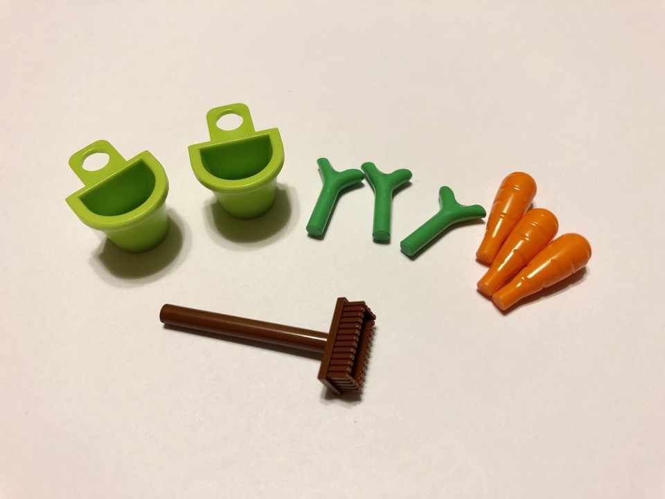 NEW Lego Lot Vegetable Carrot Market Basket Broom Minifigure Food | eBay
