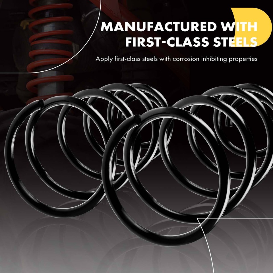 Rear Left & Right Coil Springs for Toyota Land Cruiser 100 1998-2007 ...