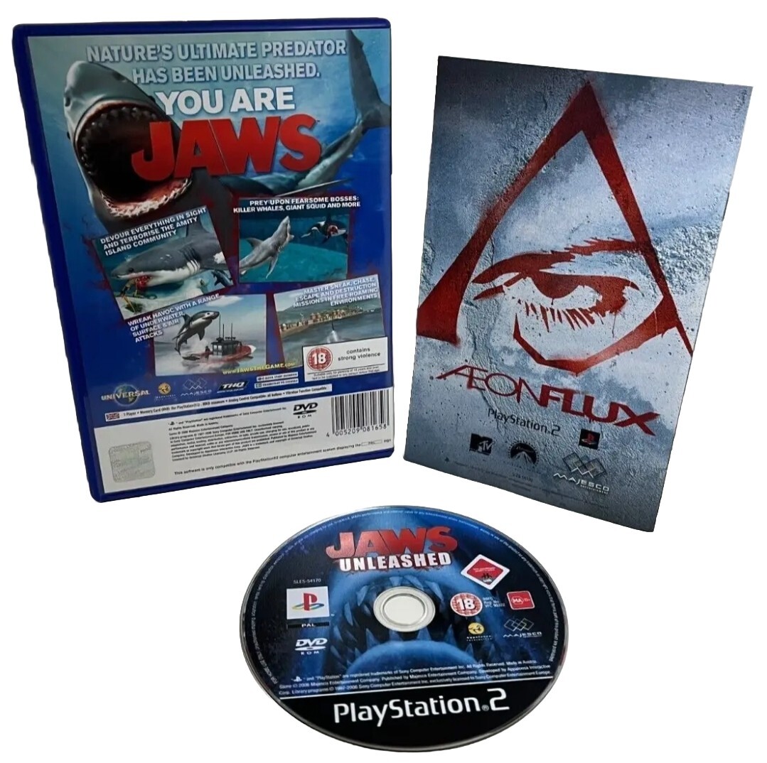 Jaws Unleashed Sony Ps2 Game Complete PlayStation 2 18 for sale online ...