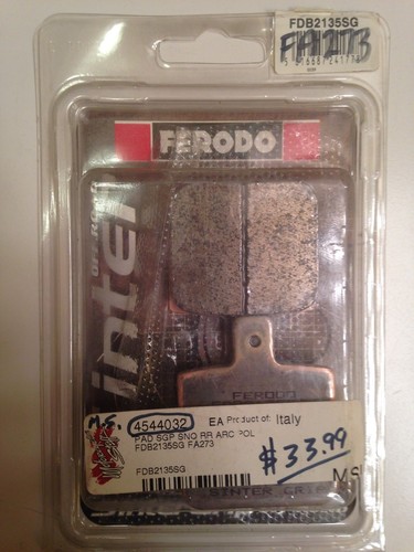 MADE IN ITALY NOT CHINA Ferodo brake pads Arctic Cat Polaris FREE ...