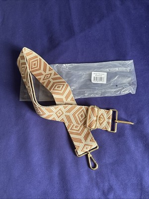 Pom Pom Of London Chestnut Diamond Bag Strap | eBay UK