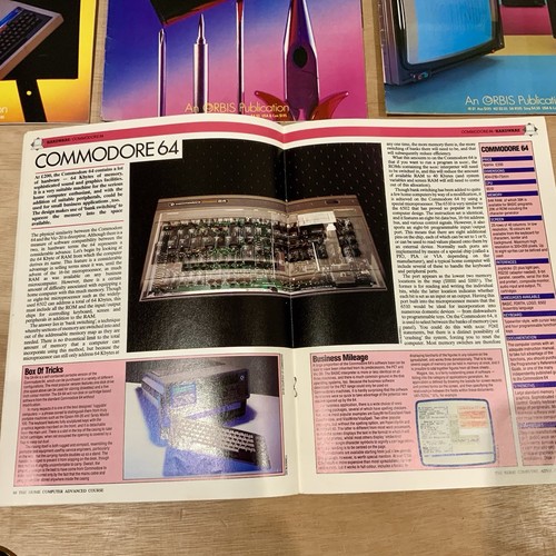 The Home Computer Advanced Course MAGAZINES Orbis 1984 Issues 1-10 C64 ...