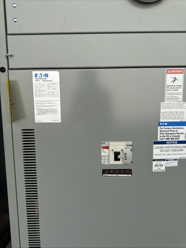 2000 Amp Eaton Multi Meter Main Switchgear W LSIG 3PH 4w Nema 1 208Y ...