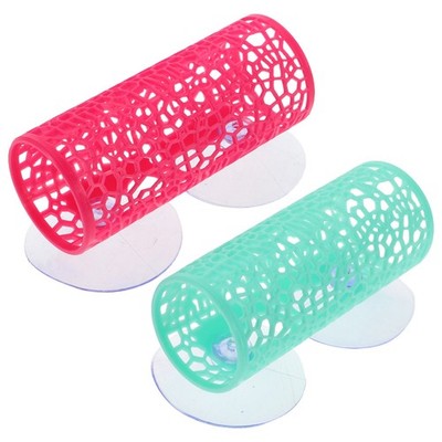 2 Pcs Aquarium Hollowed Tunnel Fish Tank Tunnels Betta Accessory | eBay