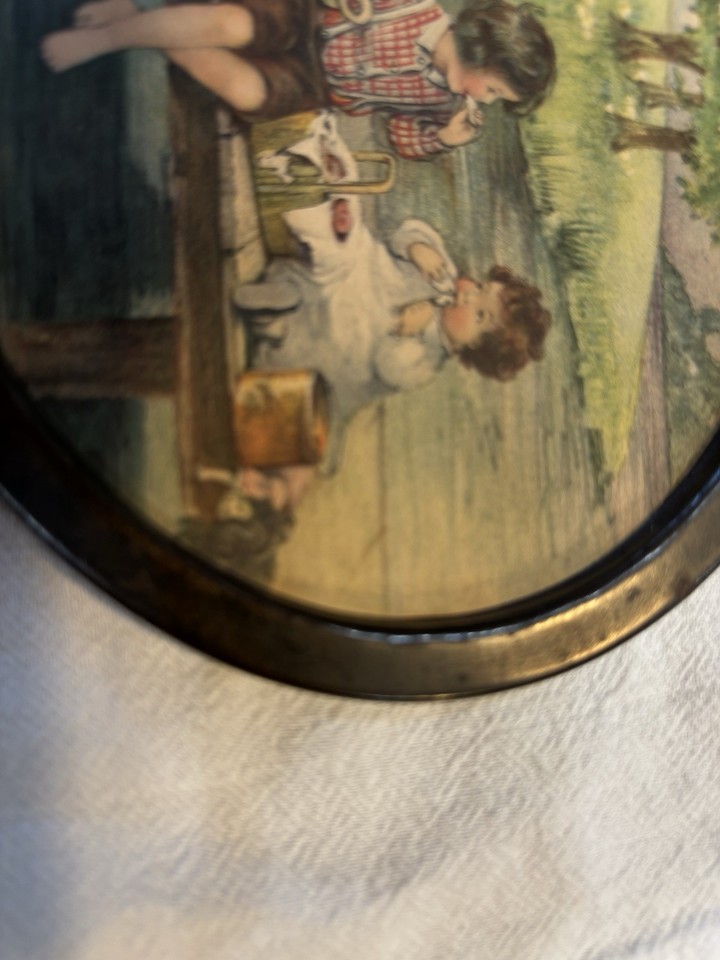 Meta Grimball,Bessie Pease Gutmann Bridge Party Print Oval Frame ...