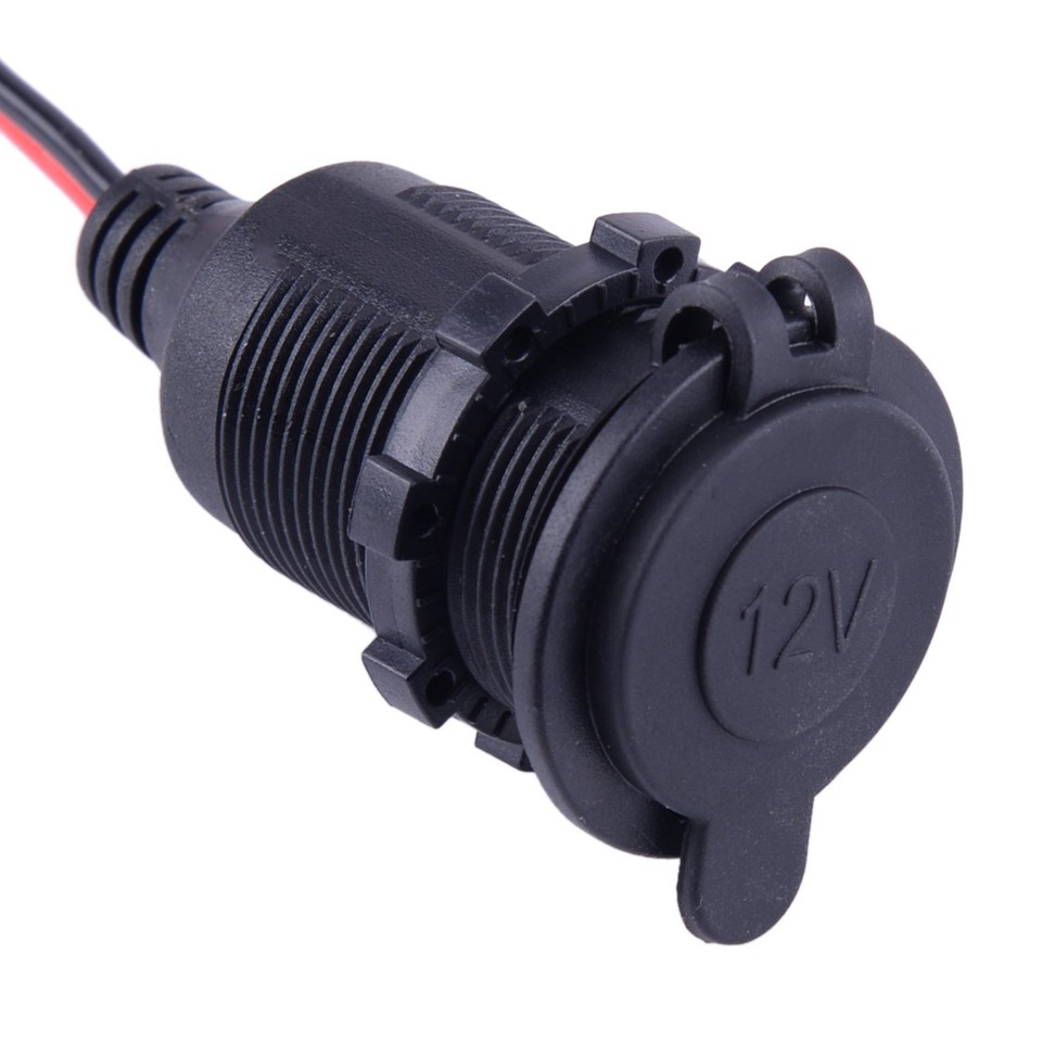 95cm Car Cigarette Lighter Female Socket Adapter Connector Cable ...