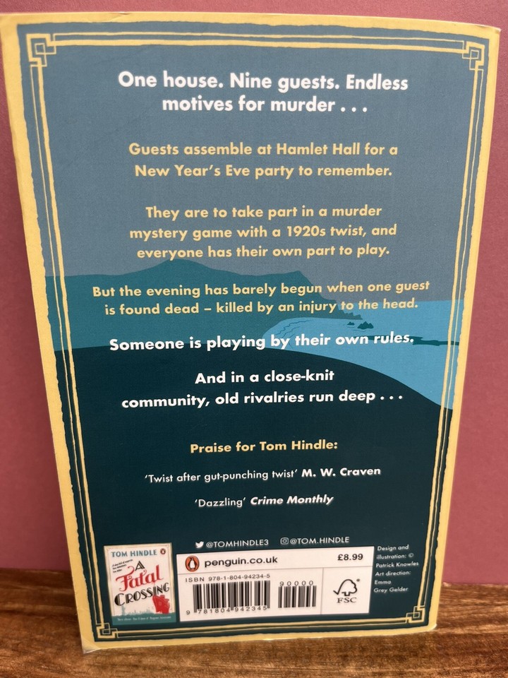 The Murder Game: A gripping murder mystery by Tom Hindle. Paperback ...