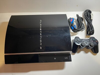 Sony PlayStation 3 80GB Console CECHL01 with sony controller ...