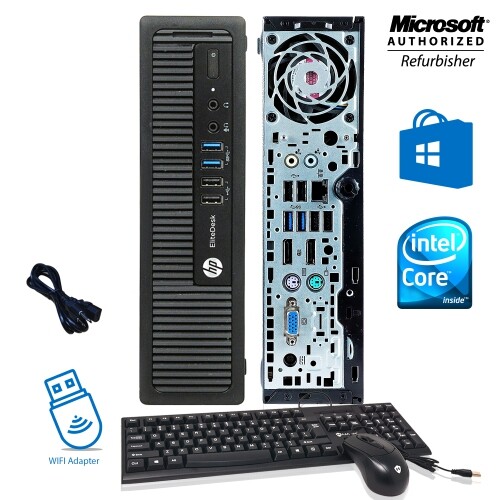 HP 800 G1 USFF DESKTOP PC COMPUTER I7/I5 16GB RAM 2TB SSD WiFi HDMI WIN ...