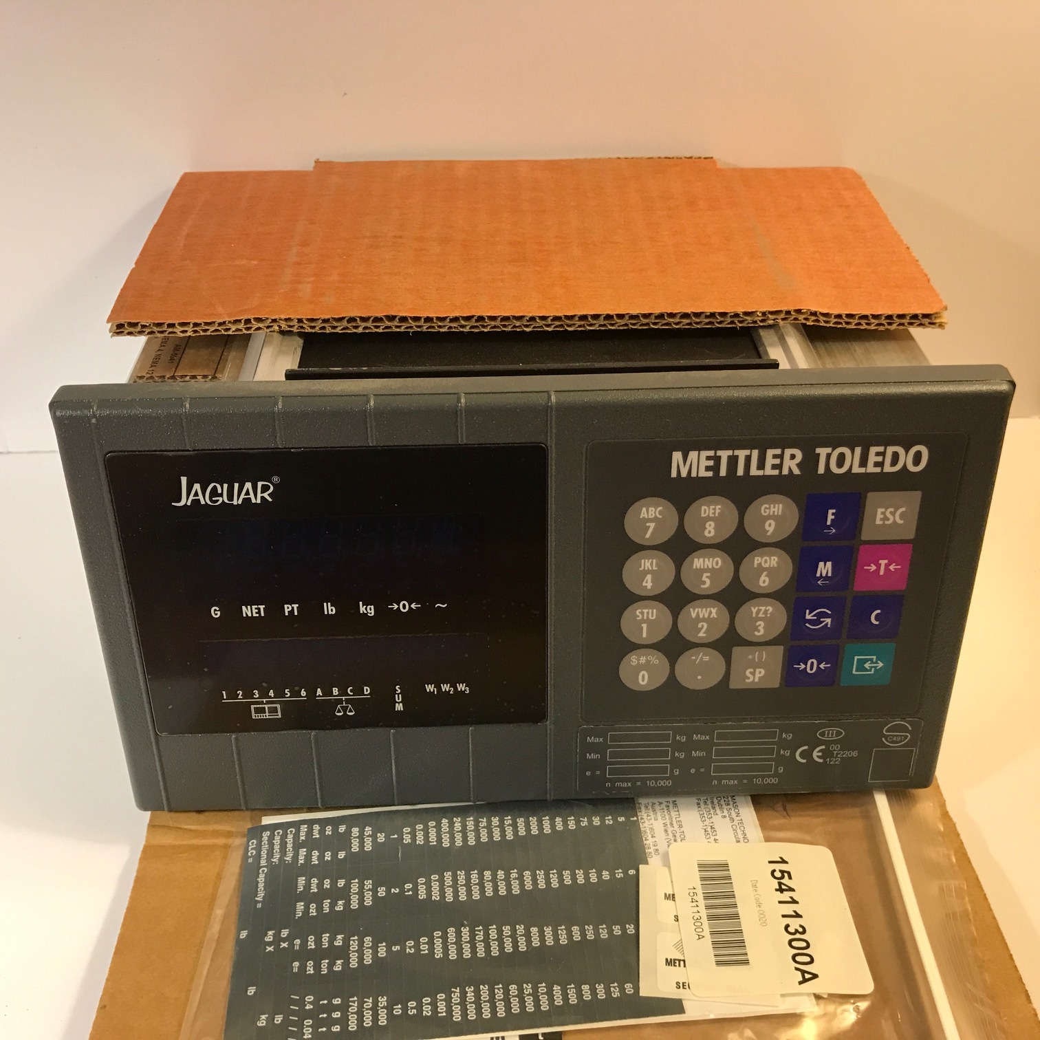 NEW! METTLER-TOLEDO SCALE CONTROLLER PANEL JTPA-1080-000 JTPA1080000 ...