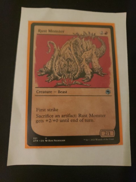 MTG Rust Monster Adventures in the Forgotten Realms 321 Regular ...