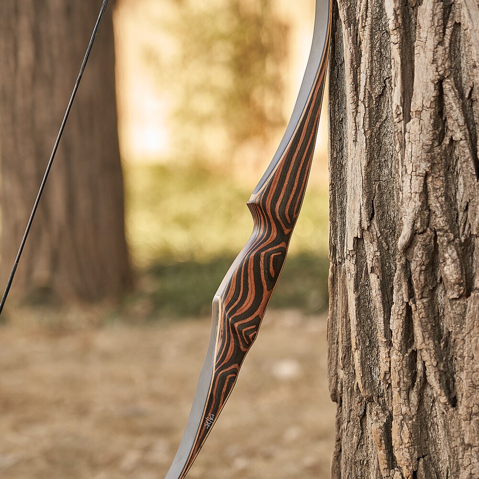 20-70lb Archery 54" Handmade Traditional Recurve Bow Hunting Laminated ...