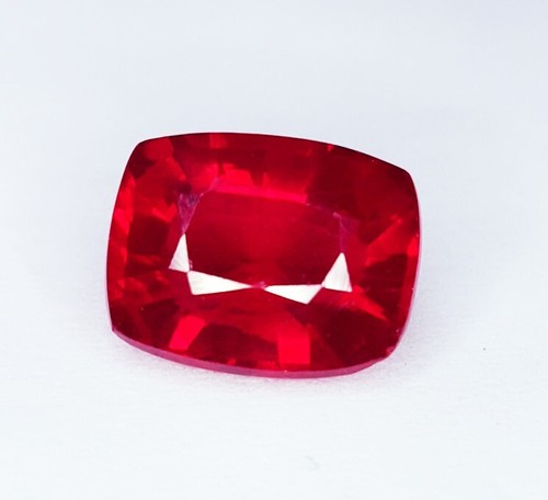 Natural Red Ruby 7.87 Ct Loose Certified Gemstone Cushion Cut AAA+ Quality Gem | eBay