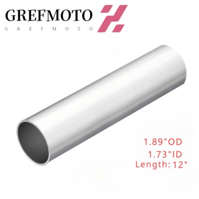 Aluminum Round Tube Seamless Straight Pipe 1.89" OD X 1.73" ID X12 ...
