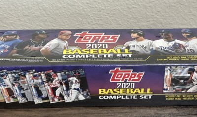 2020 Topps Baseball Complete Factory Target Purple Set Factory Sealed ...
