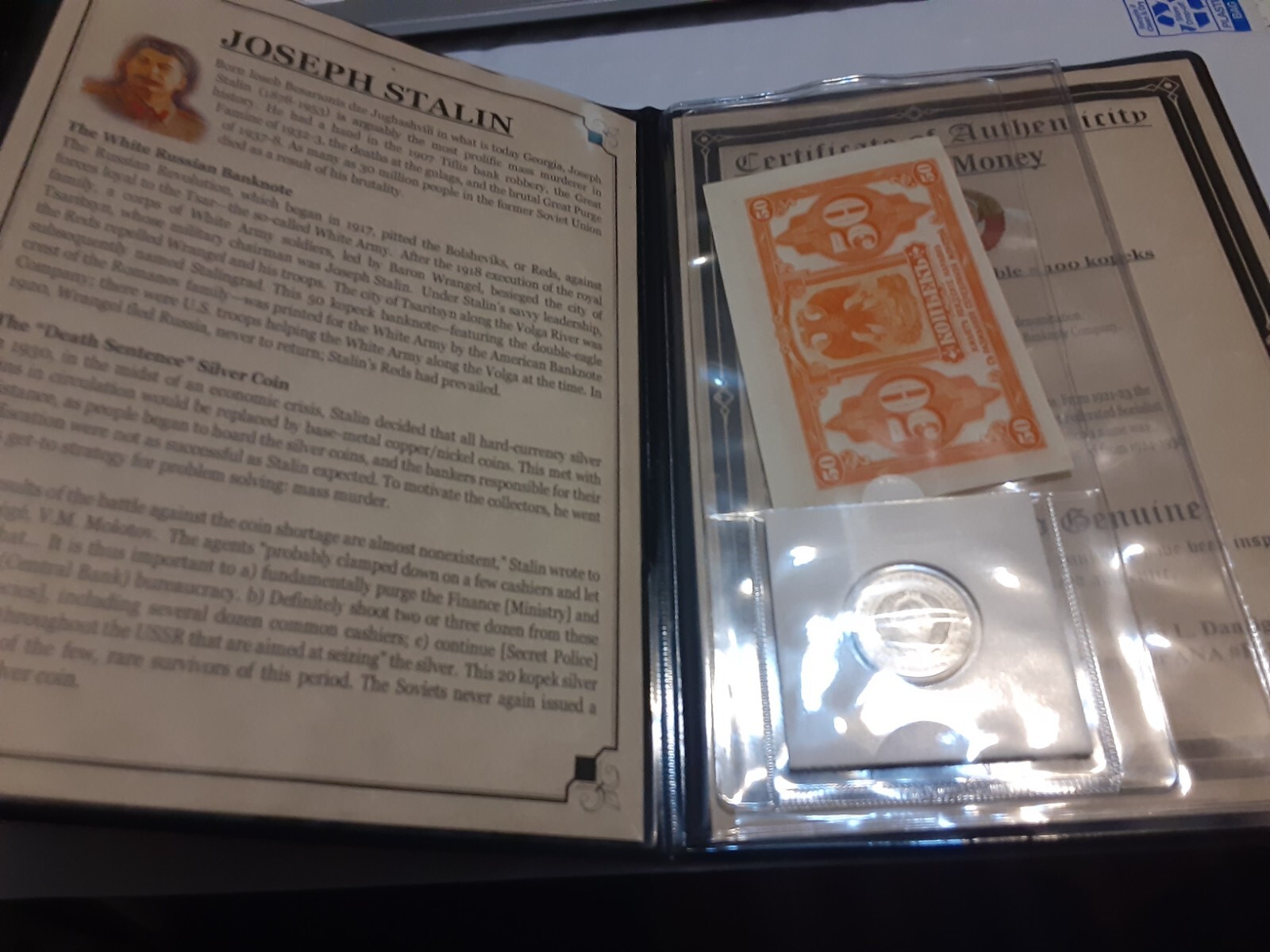 Stalin's Money 50 Kopeck Banknote 20 Kopeck Coin(1924) | eBay