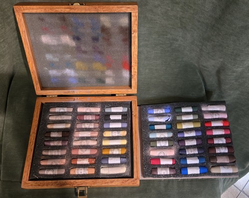 Unison Colour Soft Pastels 48 Handmade Sticks + Box Made In England ...