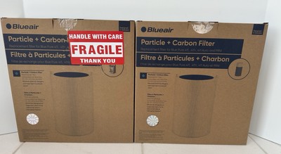 Blueair Particle + Carbon Filter 2-Pack for Blue Pure 411 411+ 411 Auto ...