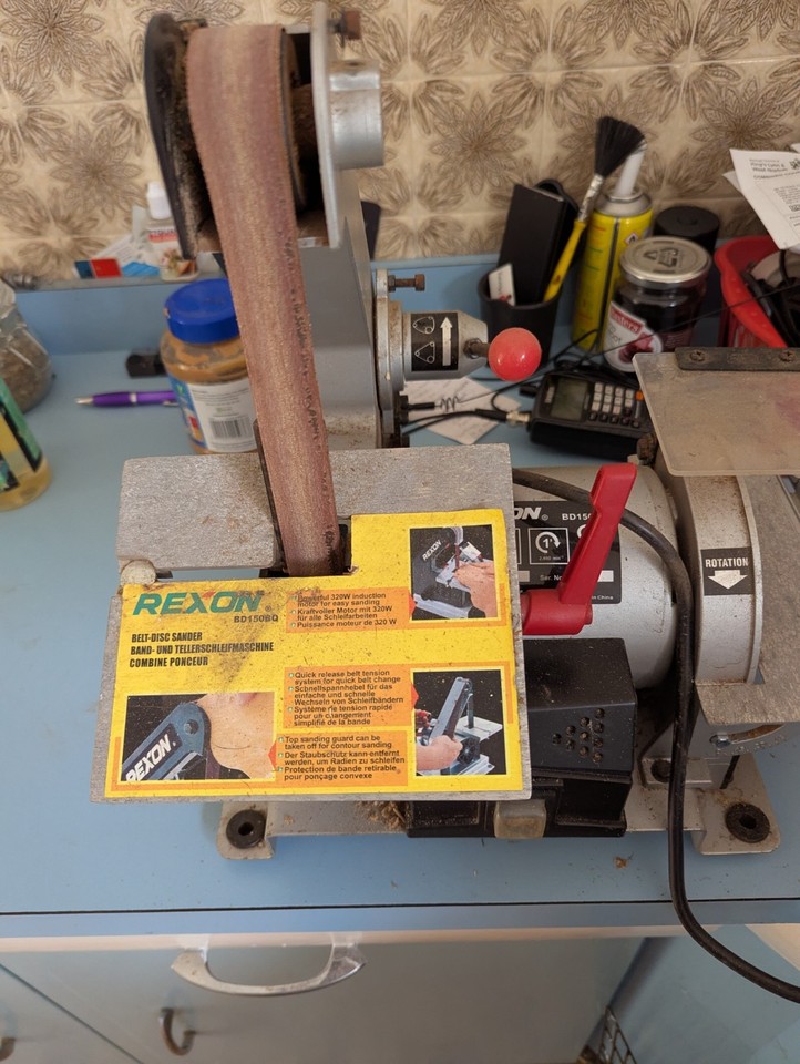 Rexon Belt and Disc Sander Bench Mounted | eBay UK