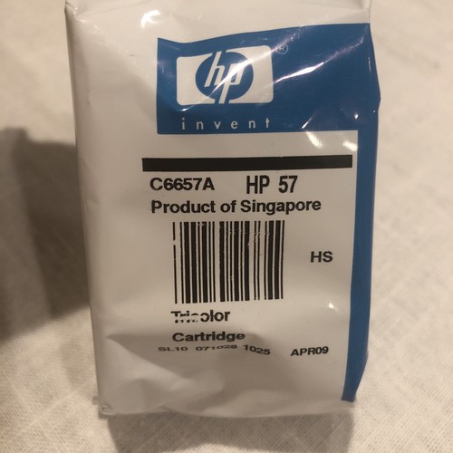 HP Color Inkjet Printer Print Cartridge HP57 tri-color C6657A new no ...
