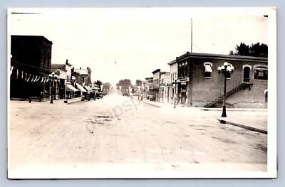 K12/ Alton Iowa RPPC Postcard c1920 10th Street Stores Buildings 462 | eBay